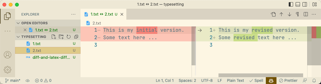 Diff And LaTeX Diff How To Compare Two Files HF C